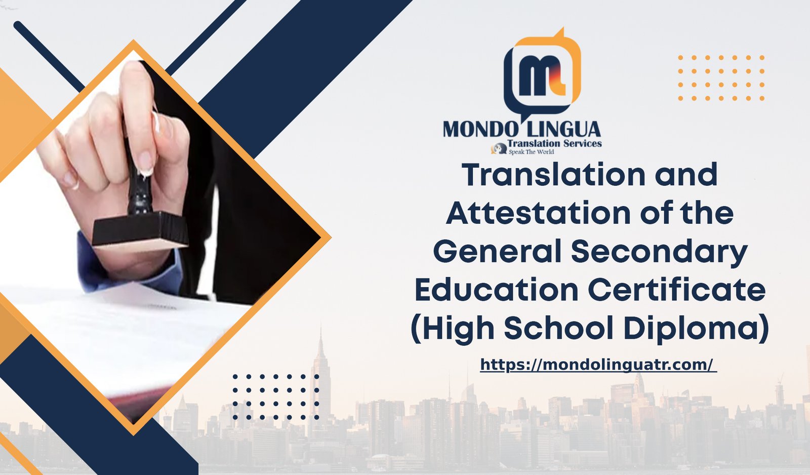 Translation and Attestation of the General Secondary Education ...