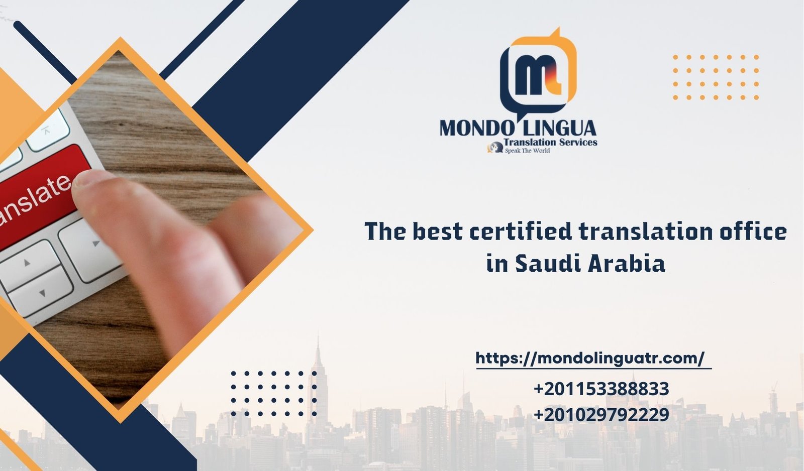 The best certified translation office in Saudi Arabia - Mondo Lingua